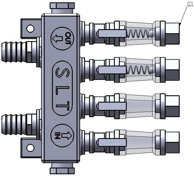 Liquid cooling coupler
